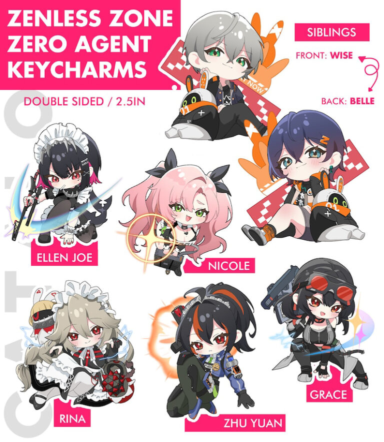 Zenless Zone Zero High-Definition 10cm Acrylic Standee - Game Character ...
