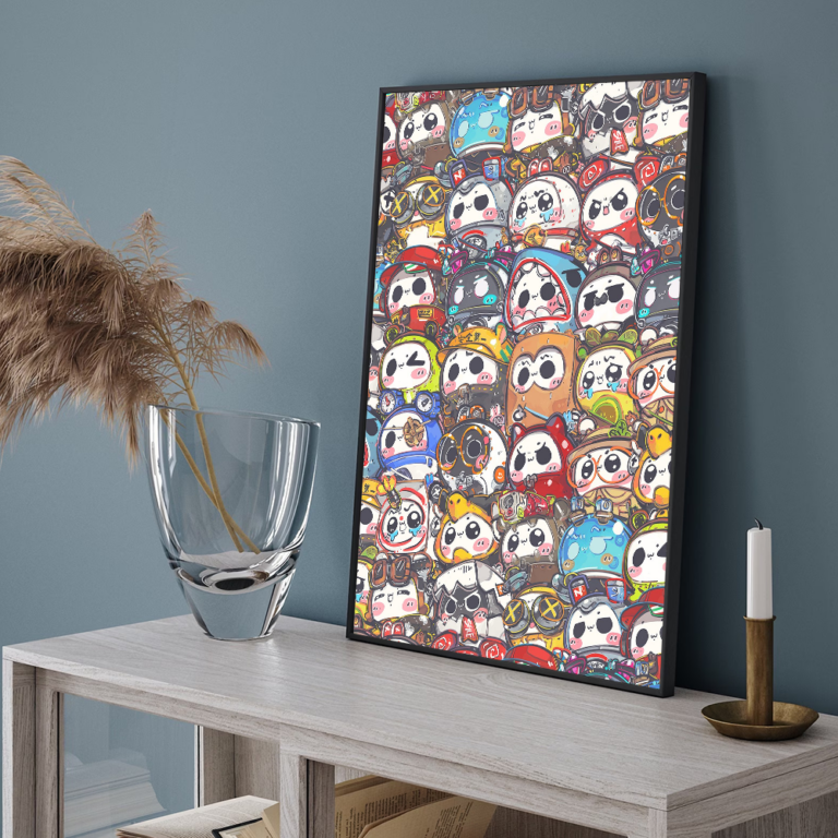 Zenless Zone Zero ZZZ Bangboo Poster with Frame Room Bar Room Decor ...