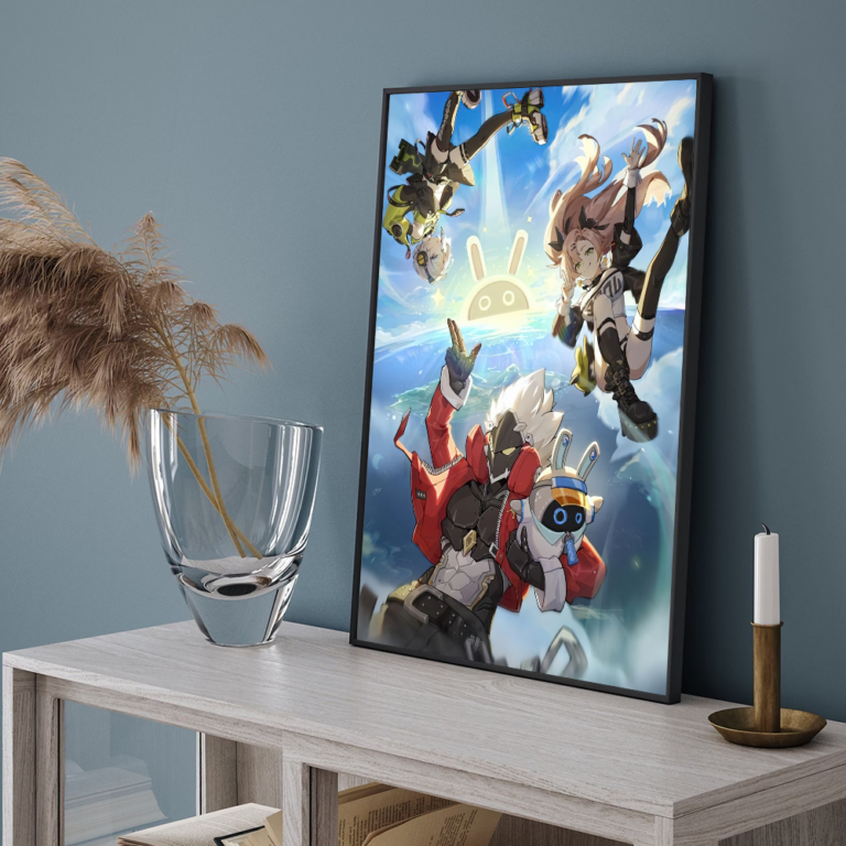 Zenless Zone Zero ZZZ Bangboo Poster with Frame Room Bar Room Decor ...